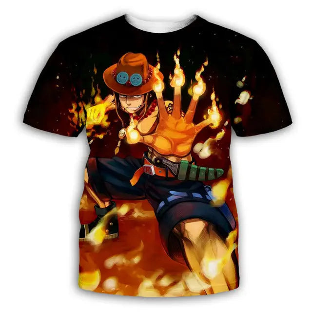 Ace One Piece T shirt | Mugiwara Shop